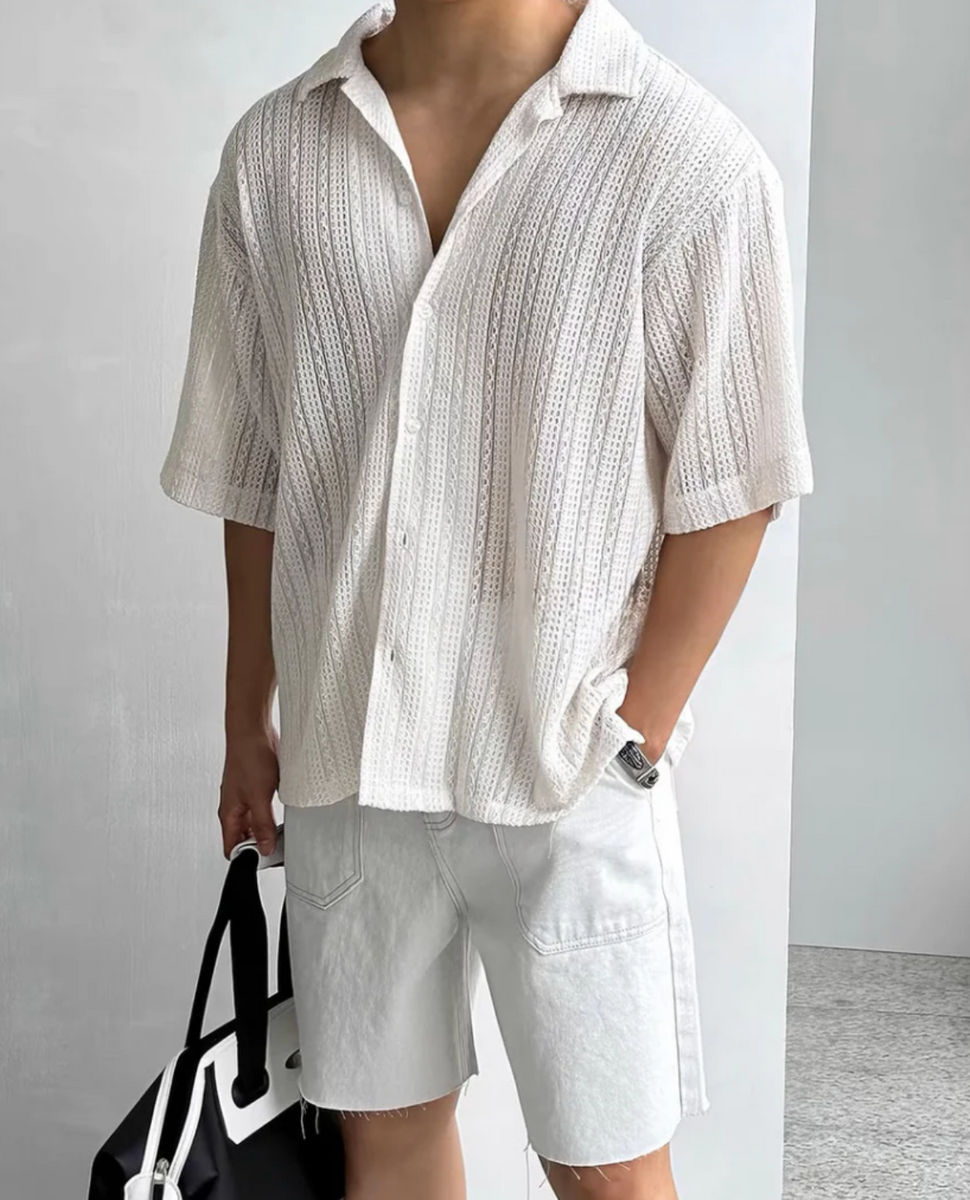Crete Crochet Shirt – Arveilo