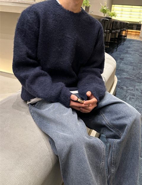 Milano Knit Wool Textured Sweater – Arveilo